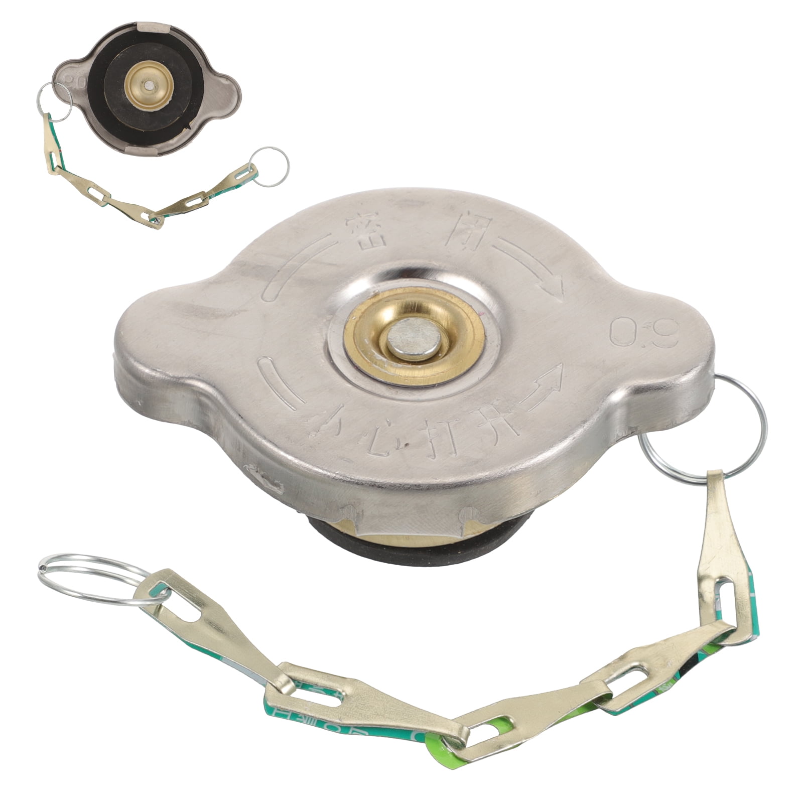 Radiator Cap Tricycle Coolant Cap Stainless Steel Radiator Cover ...