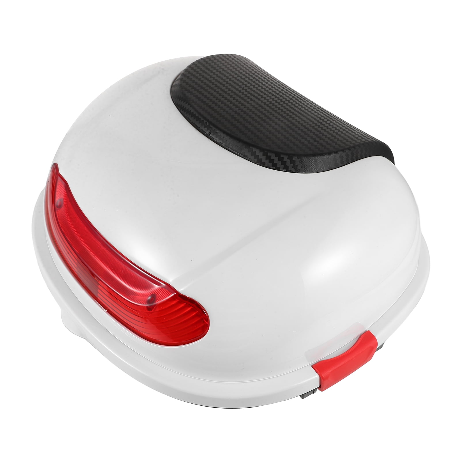 Motorcycle Trunk Top Case Tail Boxes Luggage Bike Scooter White ...