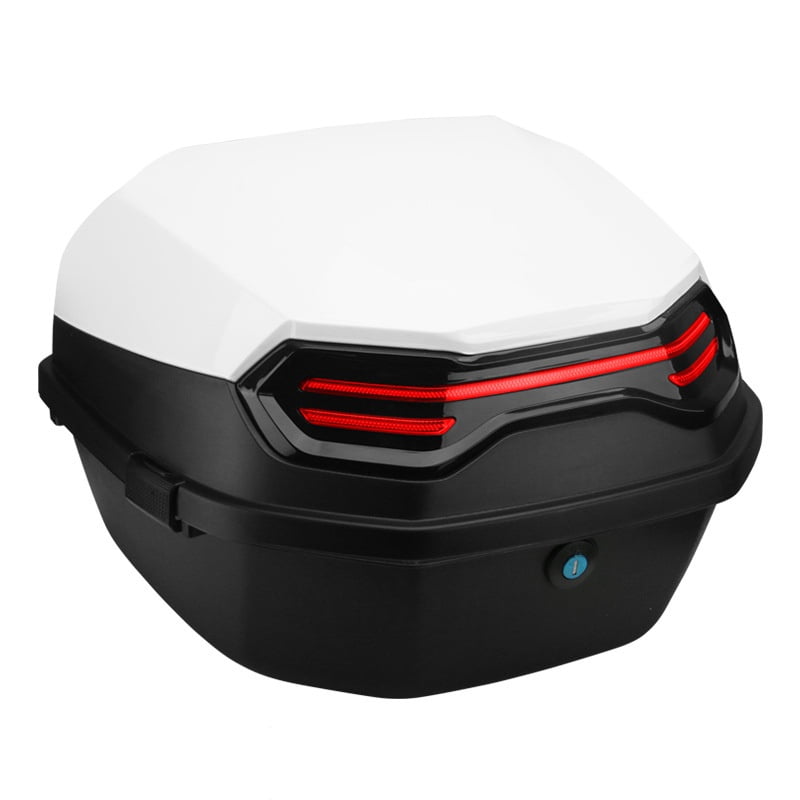 Motorcycle Trunk, Universal Mounting Motorcycle Top Case Tail Box ...