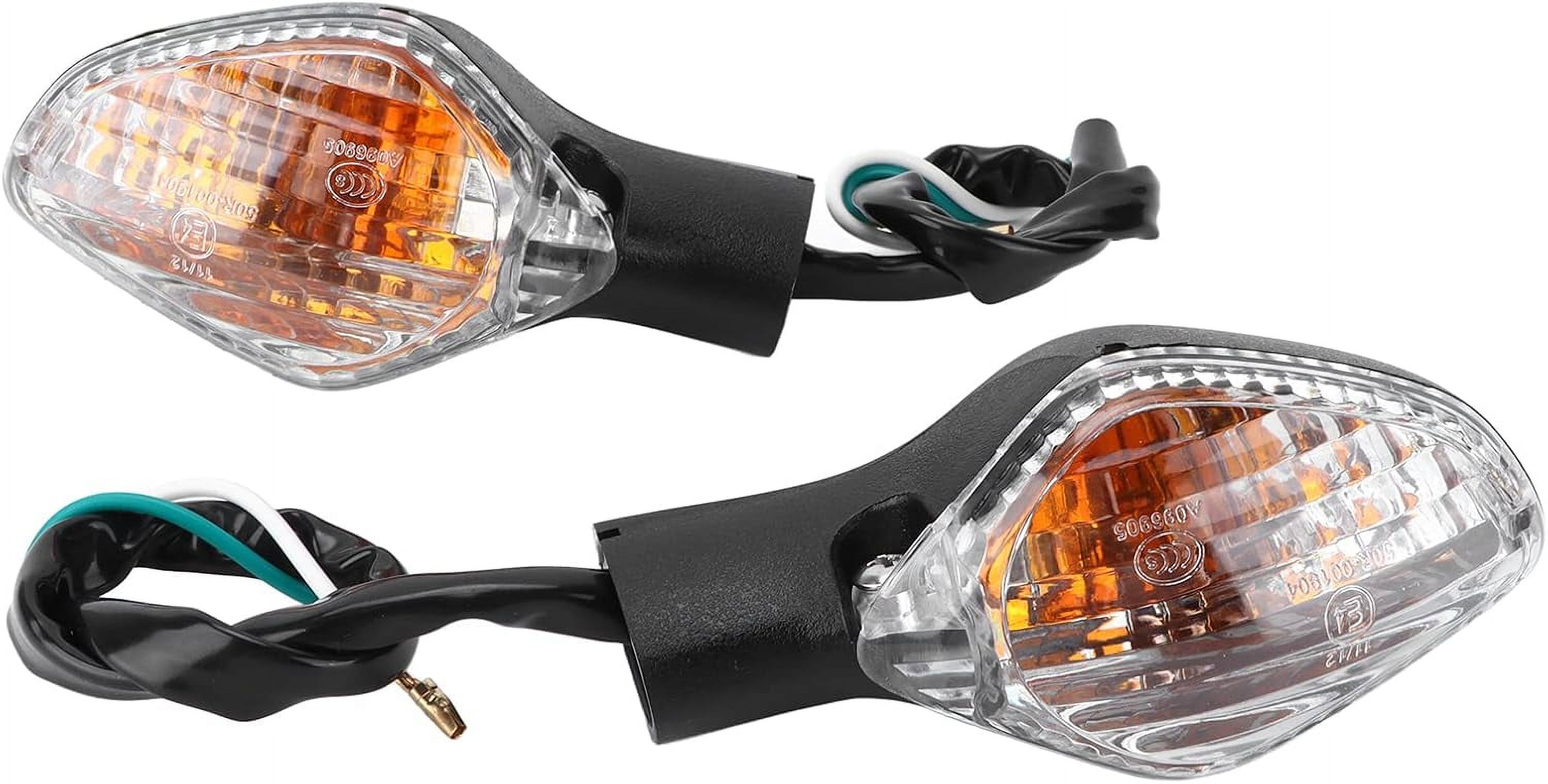 Motorcycle Turn Indicator,12V LED Turn Signal Light Indicator Lamp Replacement for Honda CBR500 ...