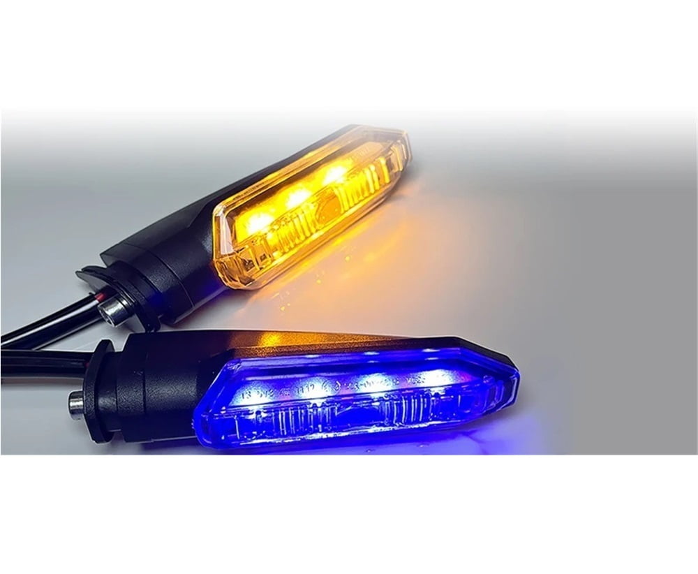 Motorcycle Turn Signal Dynamic LED Flashing 12V Dual Color For Honda ...