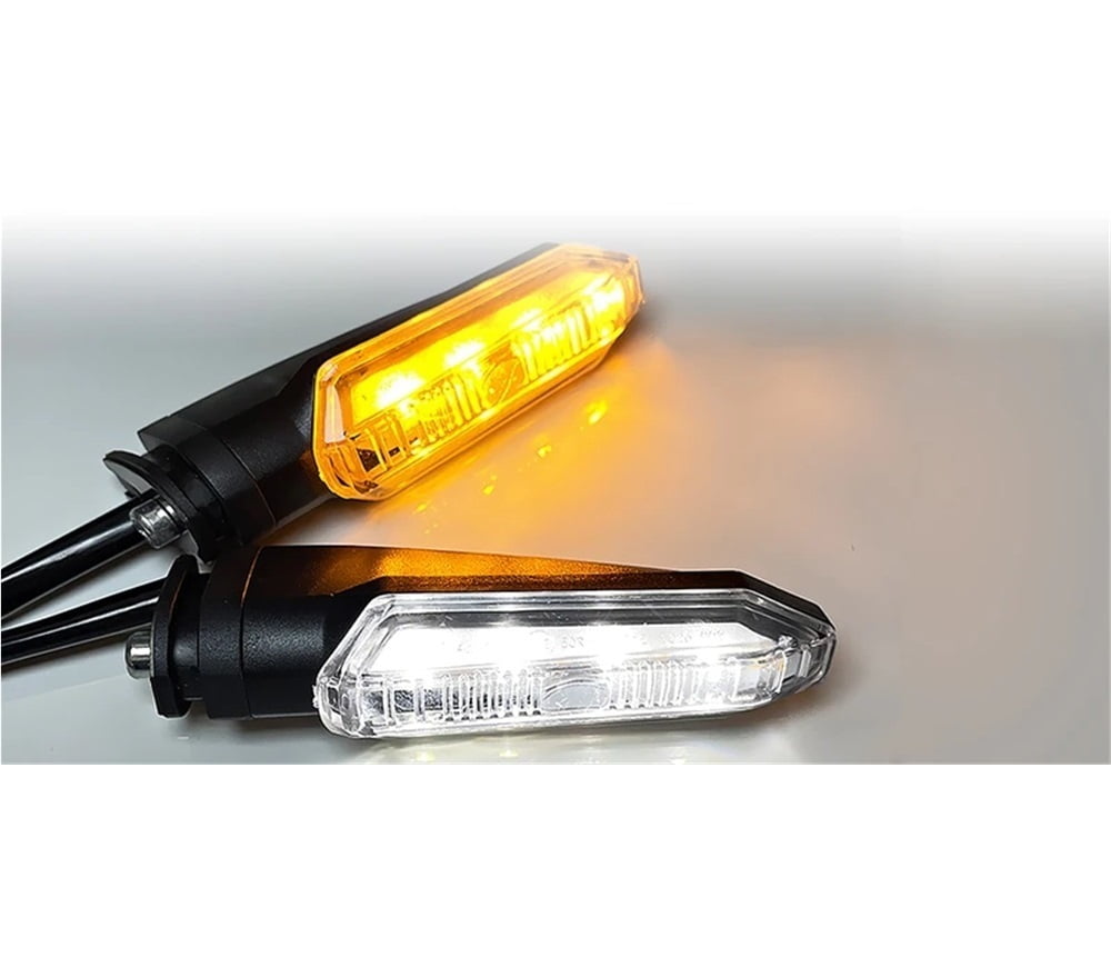 Motorcycle Turn Signal Dynamic LED Flashing 12V Dual Color For Honda ...