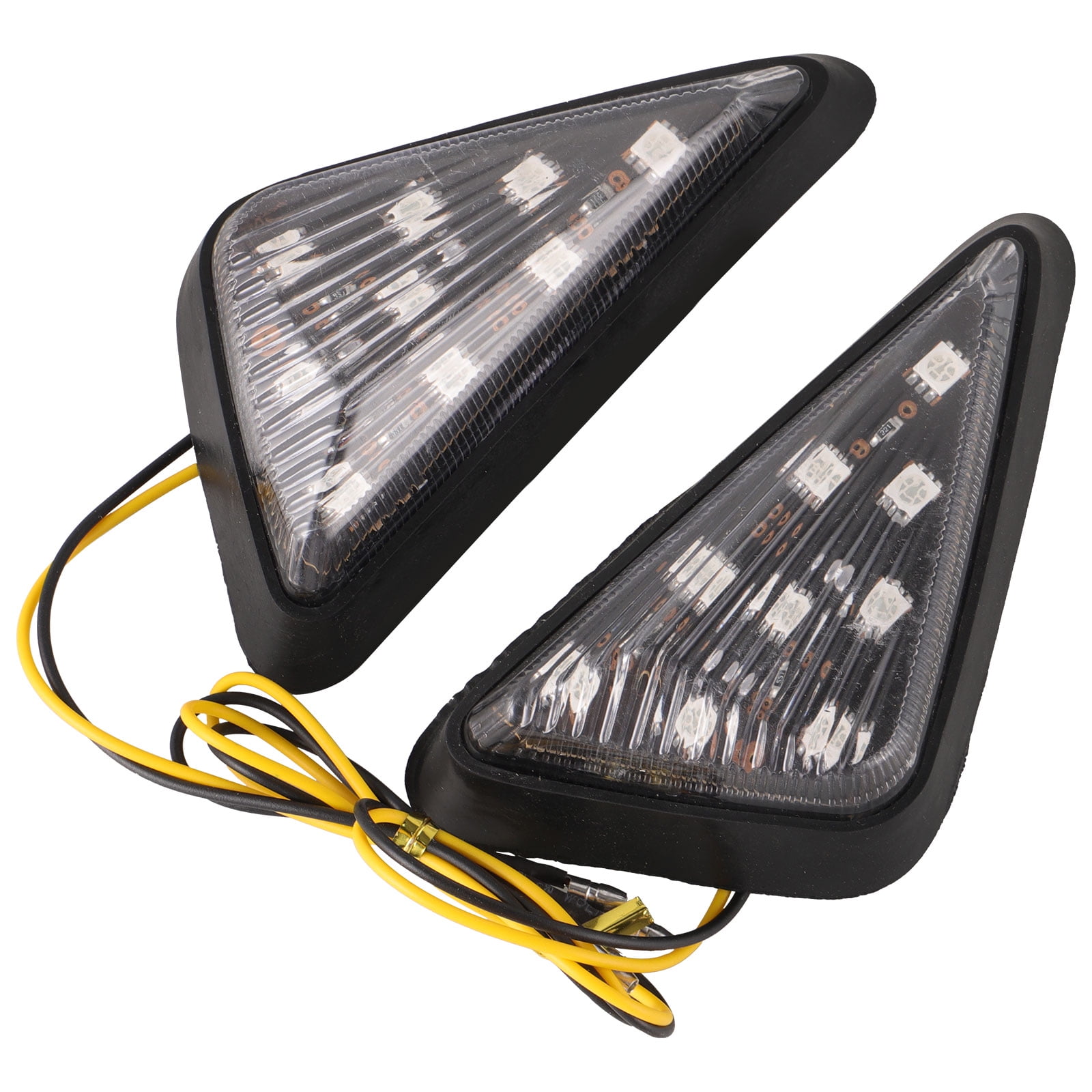 Motorcycle Turn Signal Triangle Large Displacement Signal Light Abs 11 ...