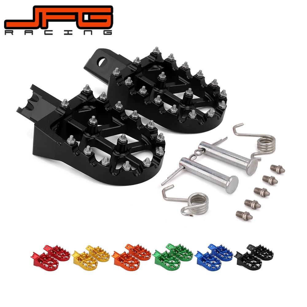 Motorcycle Universal CNC Colorful Footpeg Footrest Foot Pegs For HONDA ...