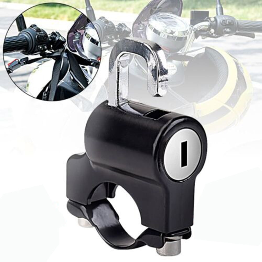 Motorcycle Universal Helmet Lock For Handlebar 7/8" 22-28mm Tube Bar ...