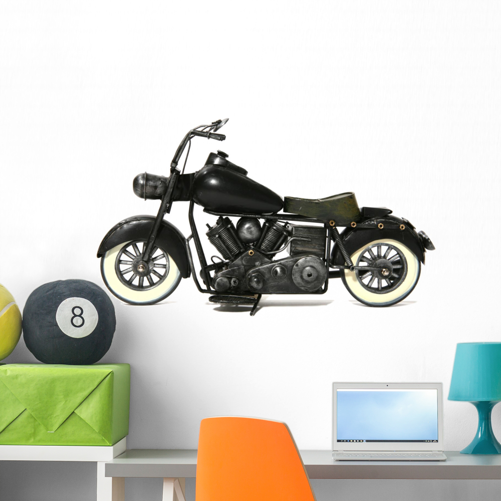 Motorcycle Wall Decal Sticker, Wallmonkeys Peel & Stick Vinyl Graphic ...