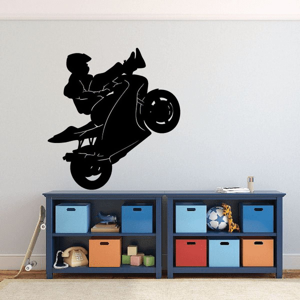 Motorcycle Wall Decal - Vinyl Decal - Car Decal - 062 - 36 Inches ...