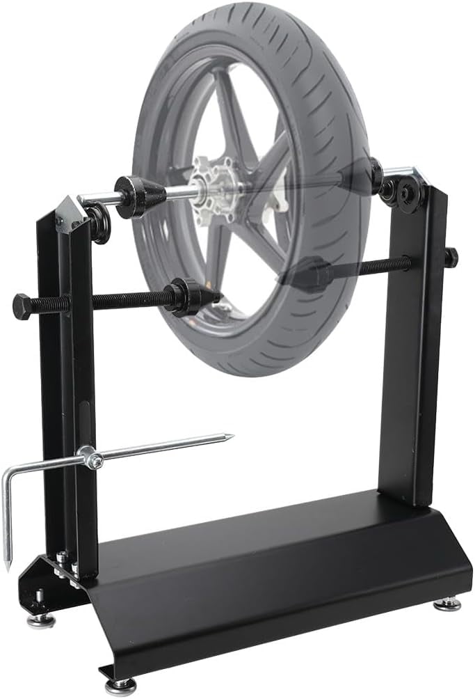 Motorcycle Wheel Balancing Stand, Tire Balancer Stand with Adjustable ...