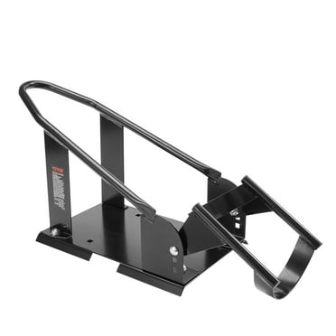 Heavy-duty Motorcycle Wheel Chock Stand, 1800 lbs Capacity, Steel Wheel Cradle Holder for 15"-21 ...