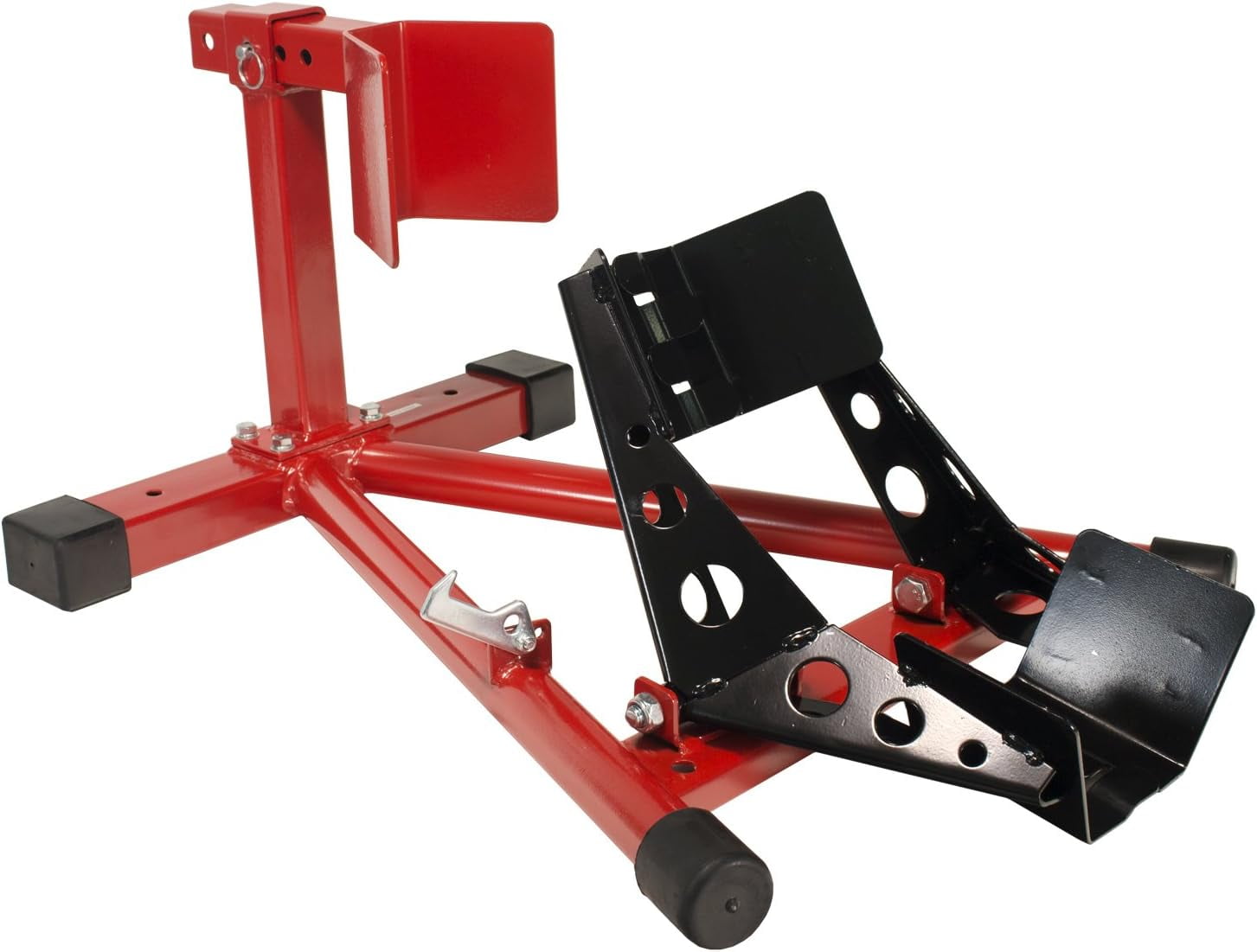 Motorcycle Wheel Chock Locking & Adjusting Stand fits 16" - 21" Tire ...