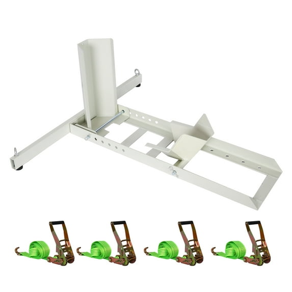 Motorcycle Wheel Chock Stand - 1800 Lb Capacity - Adjustable Heavy Duty ...