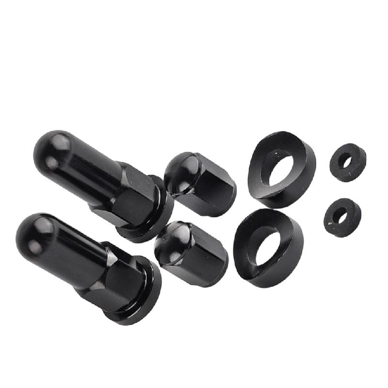 Motorcycle Wheel Rims Locking Nut Spacer Set Metal Easy Installation ...