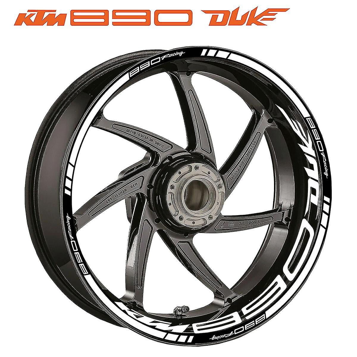 Motorcycle Wheel Sticker In Vinyl, Hub Decal, Rim Strip For Ktm Duke ...