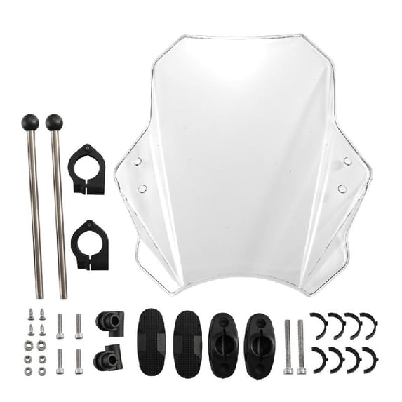 Motorcycle Wind Deflector Aerodynamic Curvature Easy Mounting Systems ...