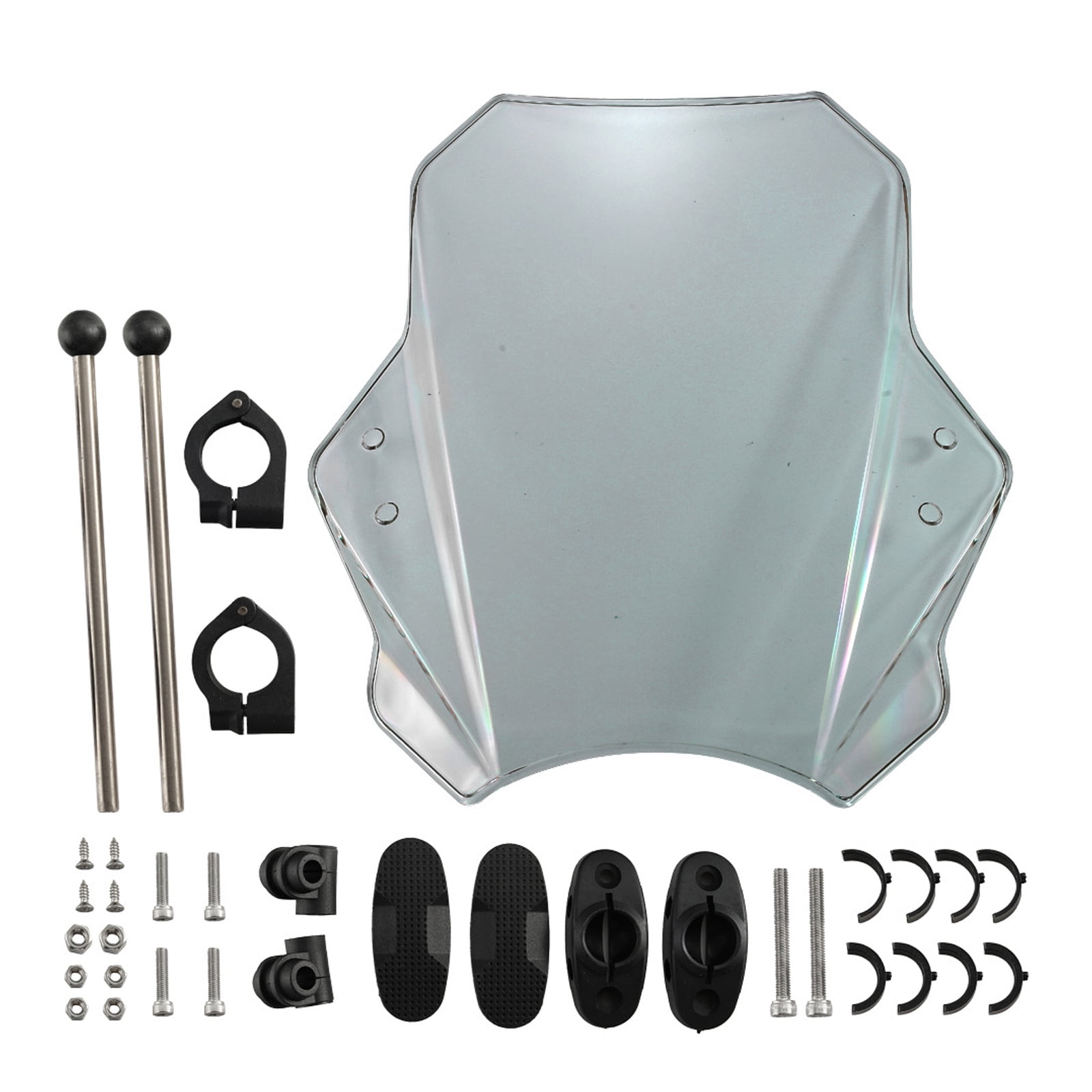 Motorcycle Wind Deflector Aerodynamic Curvature Easy Mounting Systems ...