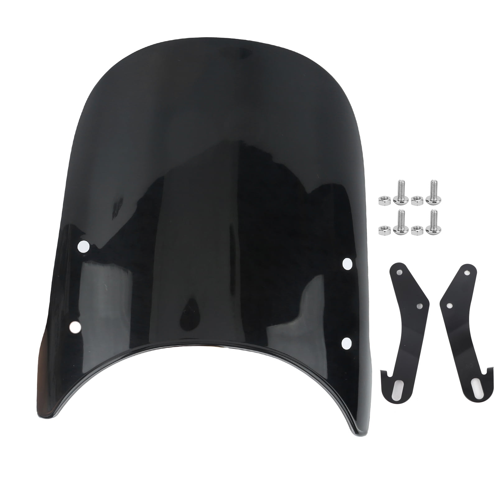 Motorcycle Wind Deflector Universal Anticrack Scratch Resistant Fit For ...