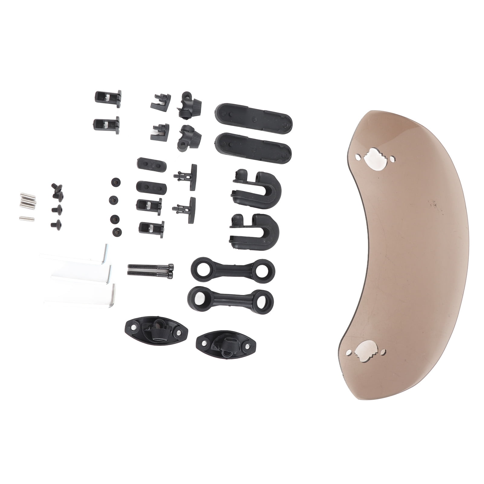Motorcycle Windscreen, Stylish Acrylic Universal Fit Adjustable Wind ...