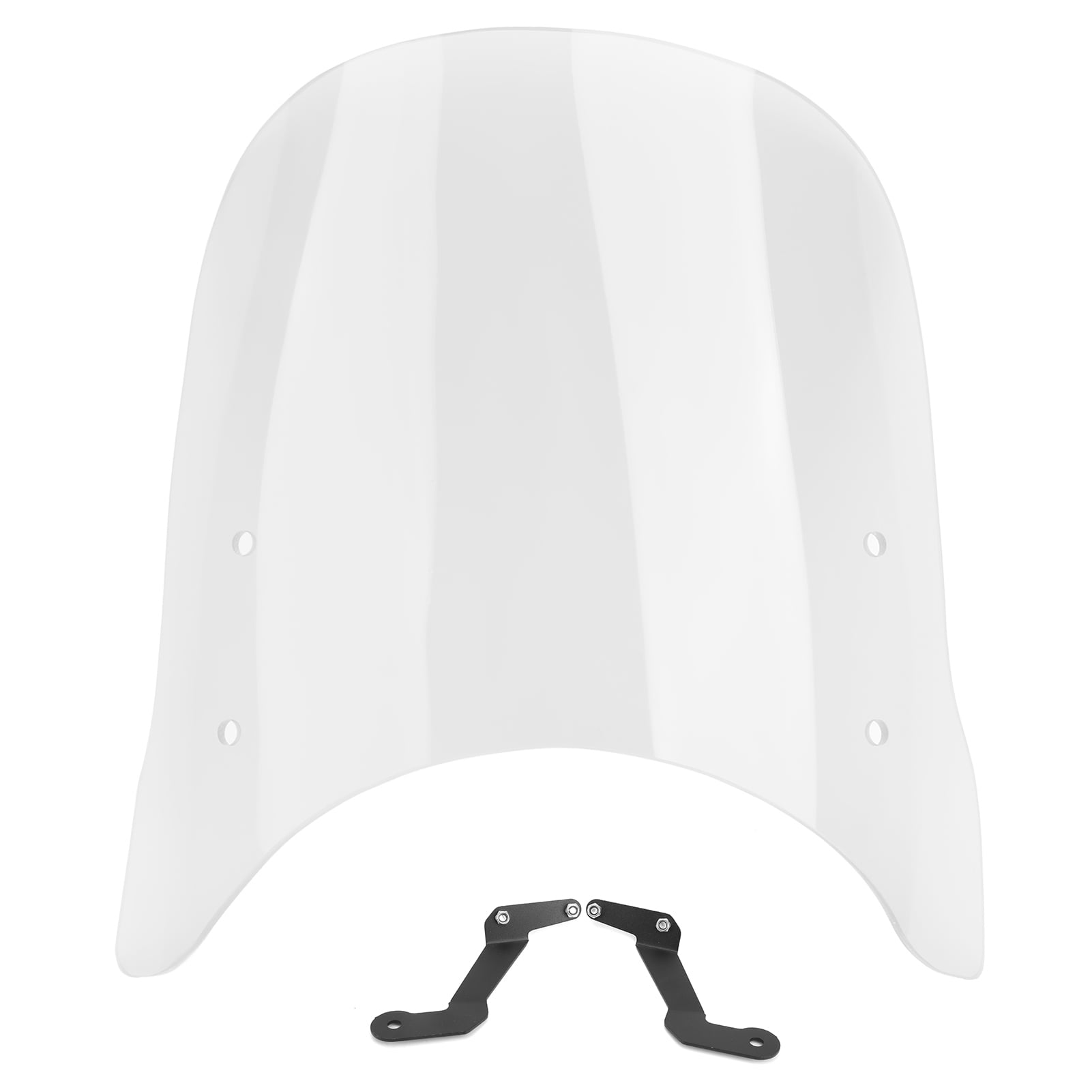 Motorcycle Windshield Acrylic Extension Windscreen Fit for Kawasaki ...