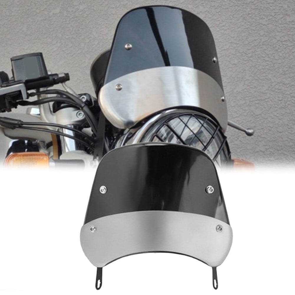 Motorcycle Windshield Deflector for Honda For Kawasaki For Cafe ...