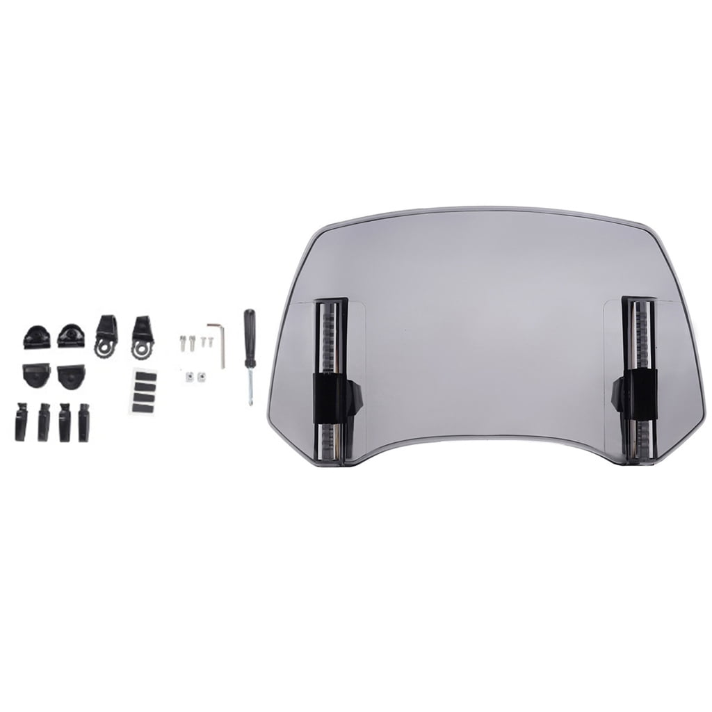 Motorcycle Windshield Extension Deflector, Foldable Shield for Enhanced ...