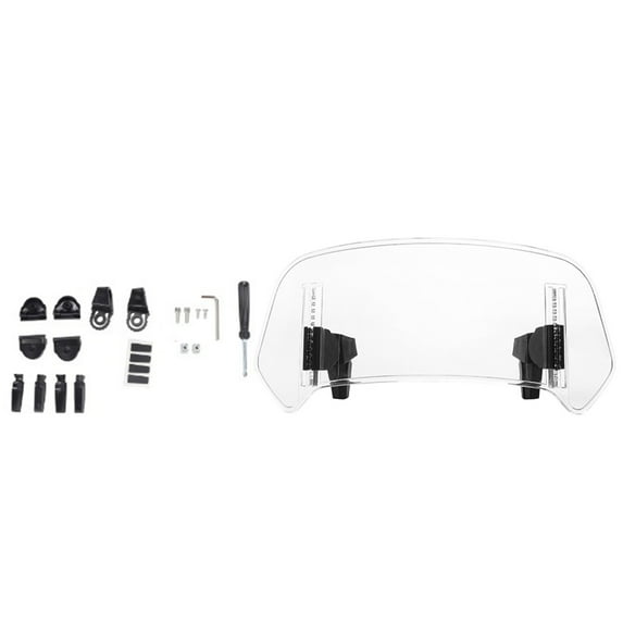 Motorcycle Windshield Extension Deflector, Foldable Shield for Enhanced ...