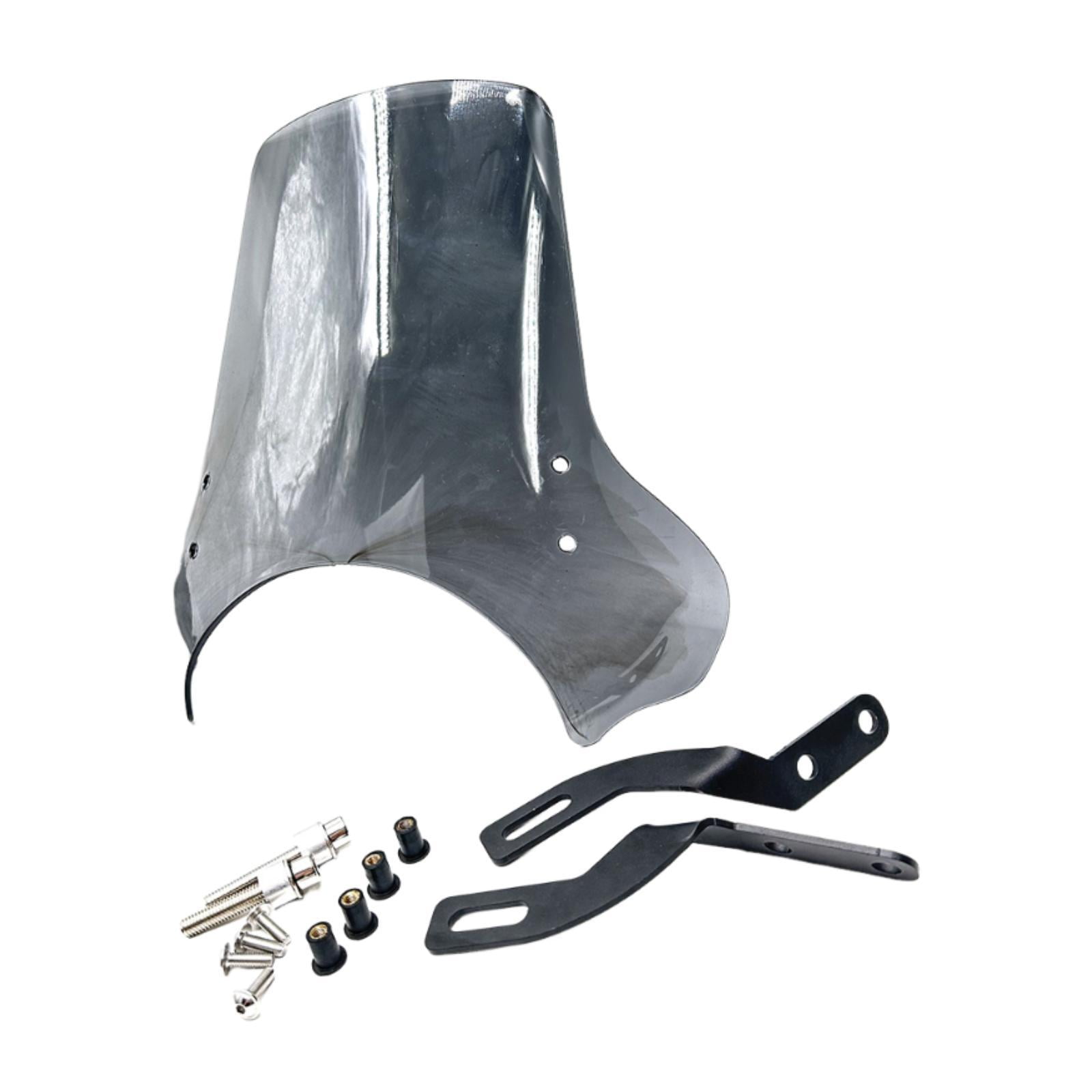 Motorcycle Windshield Front Fairing Wind Deflector Aerodynamic Grey ...