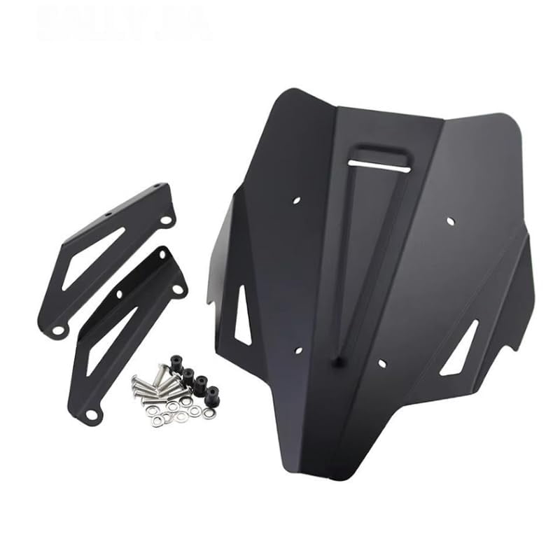Motorcycle Windshield Windscreen Aluminum Kit Deflector Fairing Cover ...