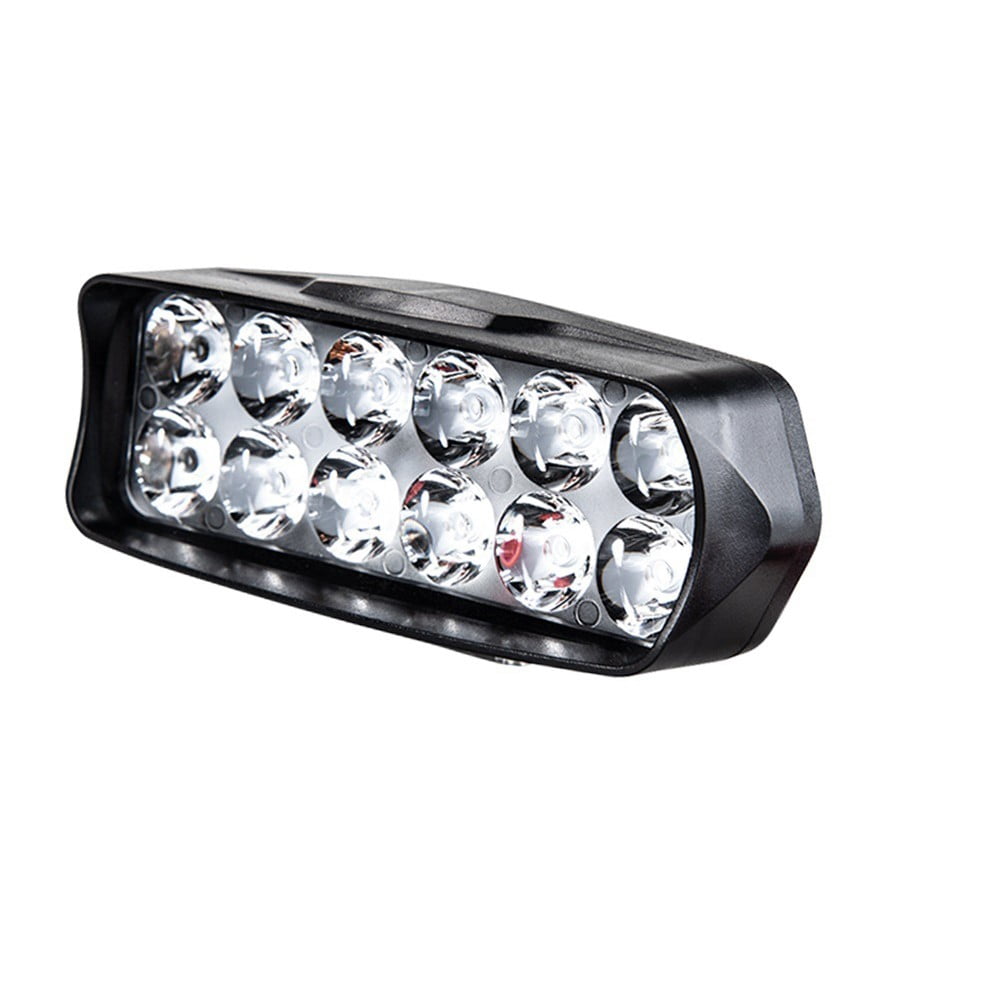 Motorcycle Work Bar Light Led Headlight Lamp 36W 12Led Drl Off Road ...