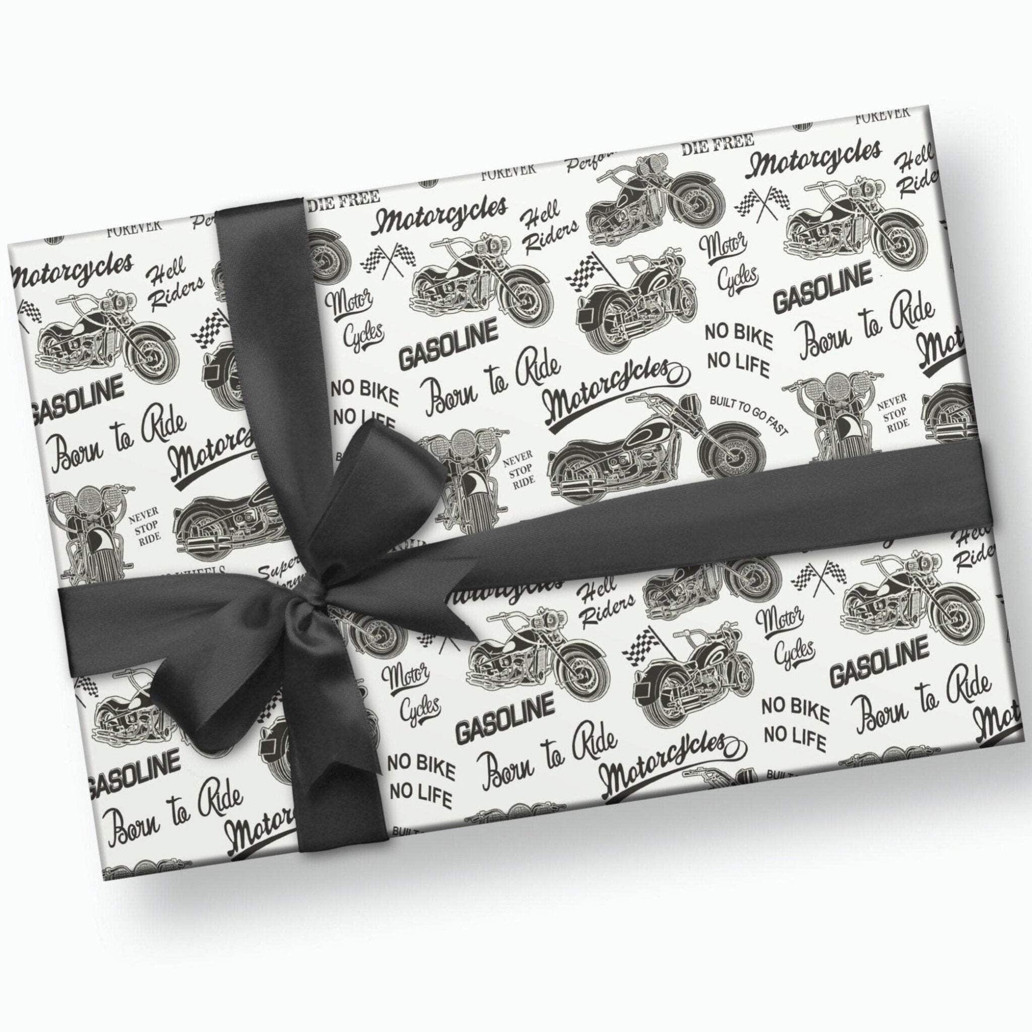 Motorcycle Wrapping Paper - Walmart.com