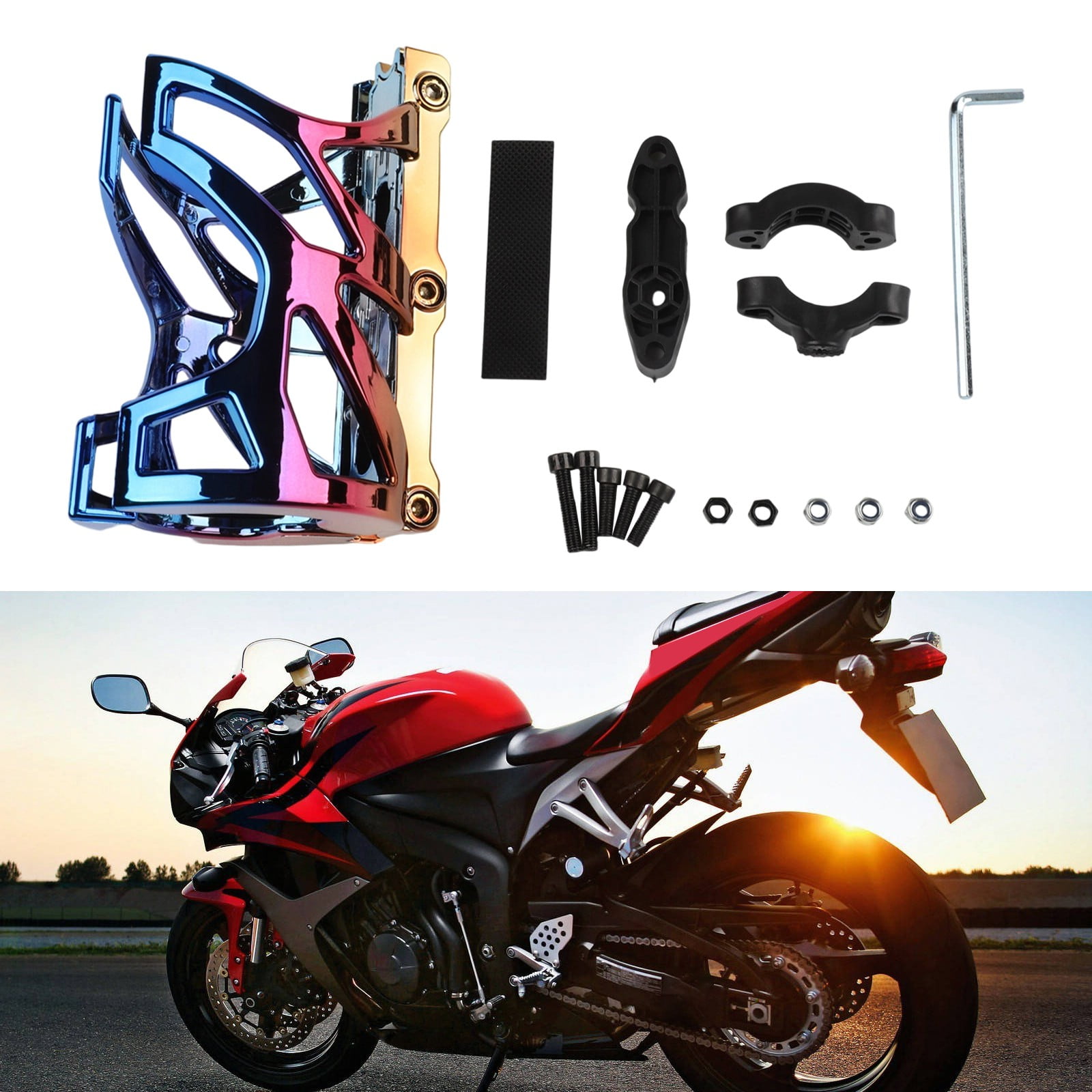 Motorcycle beverage rack electric vehicle water cup rack - Walmart.com