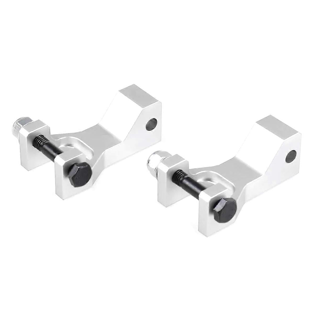 Motorcycle front footrest lowering kit (silver) - Walmart.com