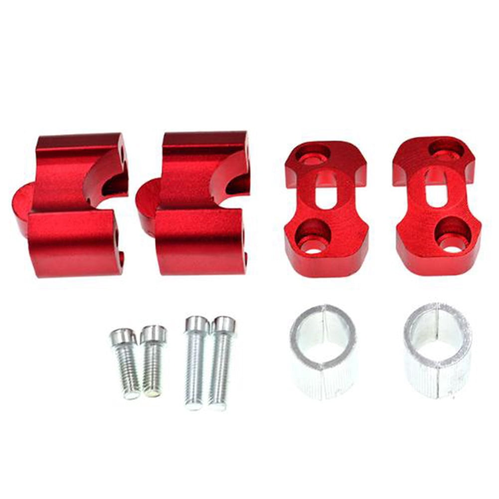 Motorcycle handlebar 22-28mm aluminum alloy clamp Extended stem adapter ...
