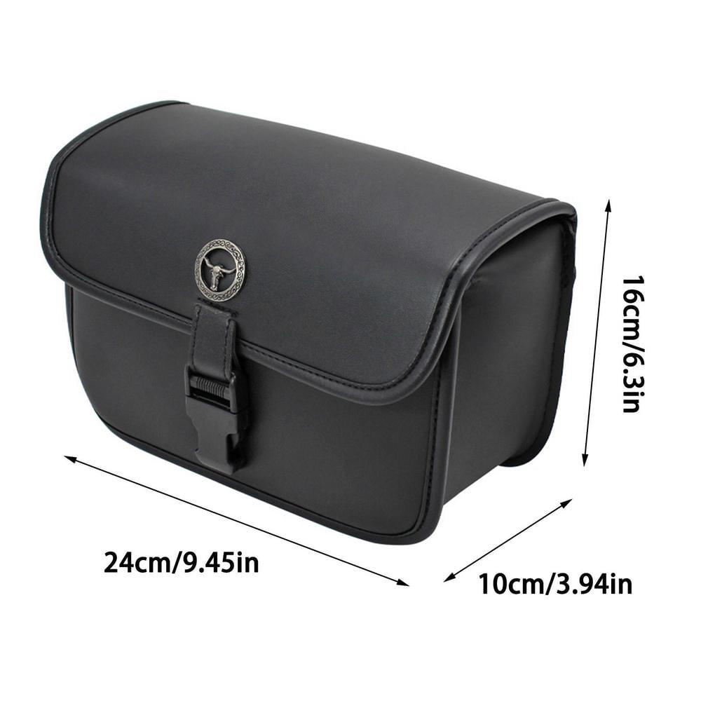 Motorcycle head bag motorcycle fork tool bags storage leather travel ...