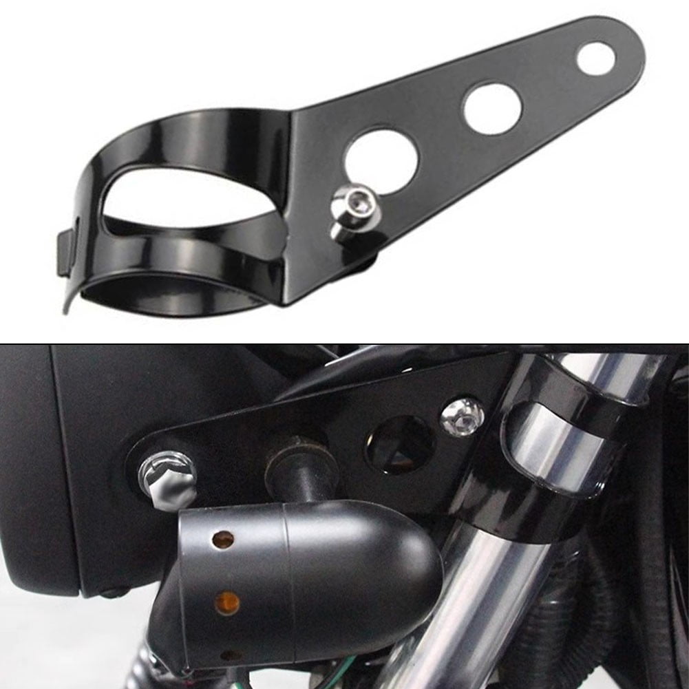 Motorcycle headlight mounting bracket Headlight holder clamp adjustable ...