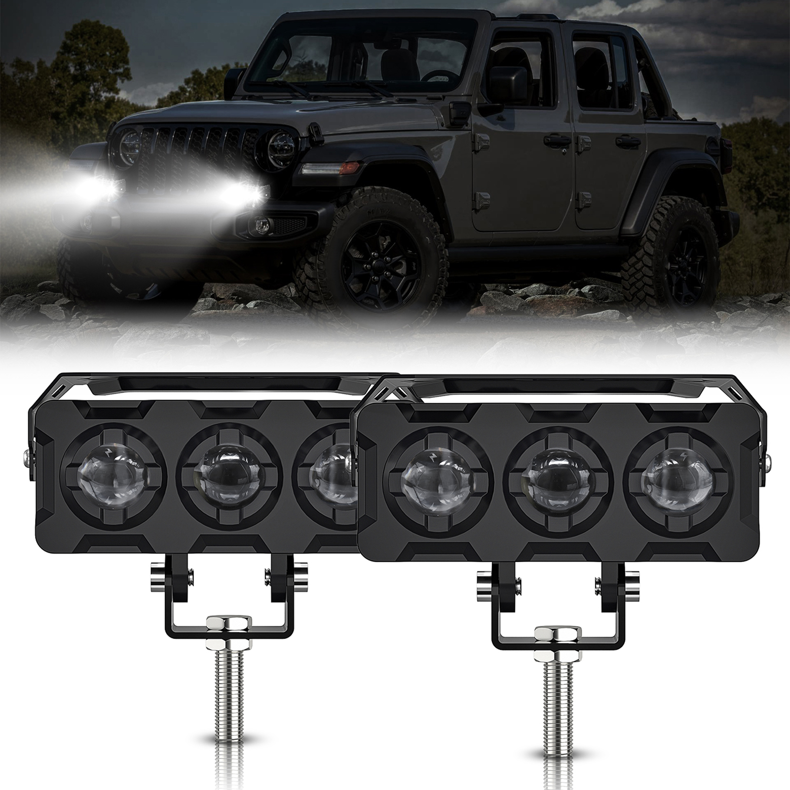 Motorcycle headlights,Led Pods Atv Pods Atv Utv And Led Pods 180w White ...