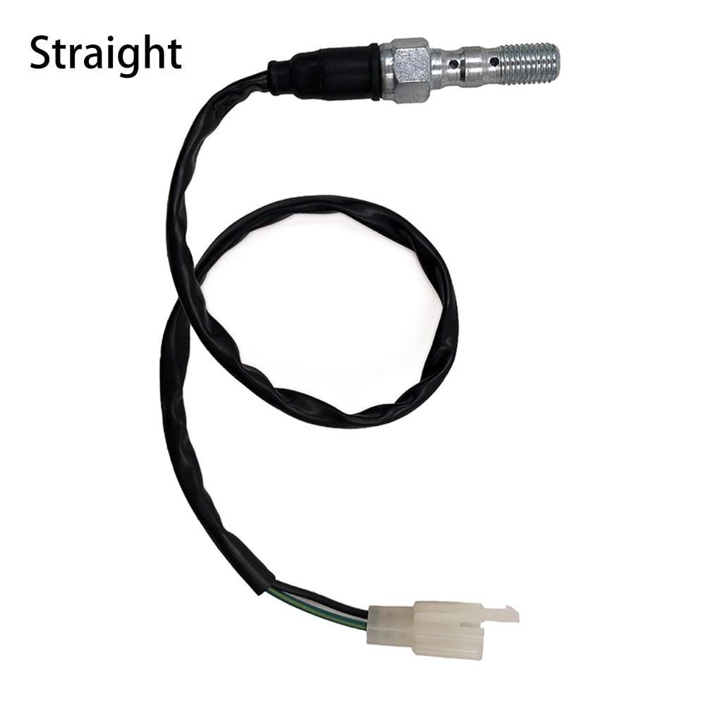 Motorcycle hydraulic brake pressure tail light switch hollow bolt ...