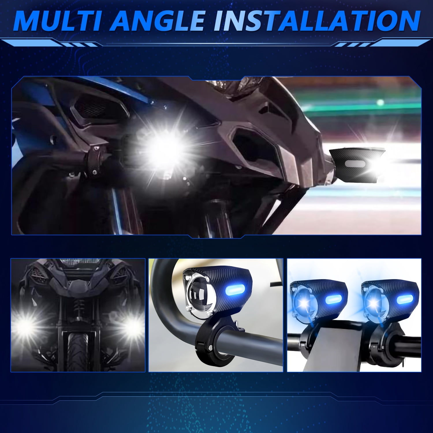 Motorcycle lamp set,With Mount Pickup Ip67 Waterproof Auxiliary 120w ...