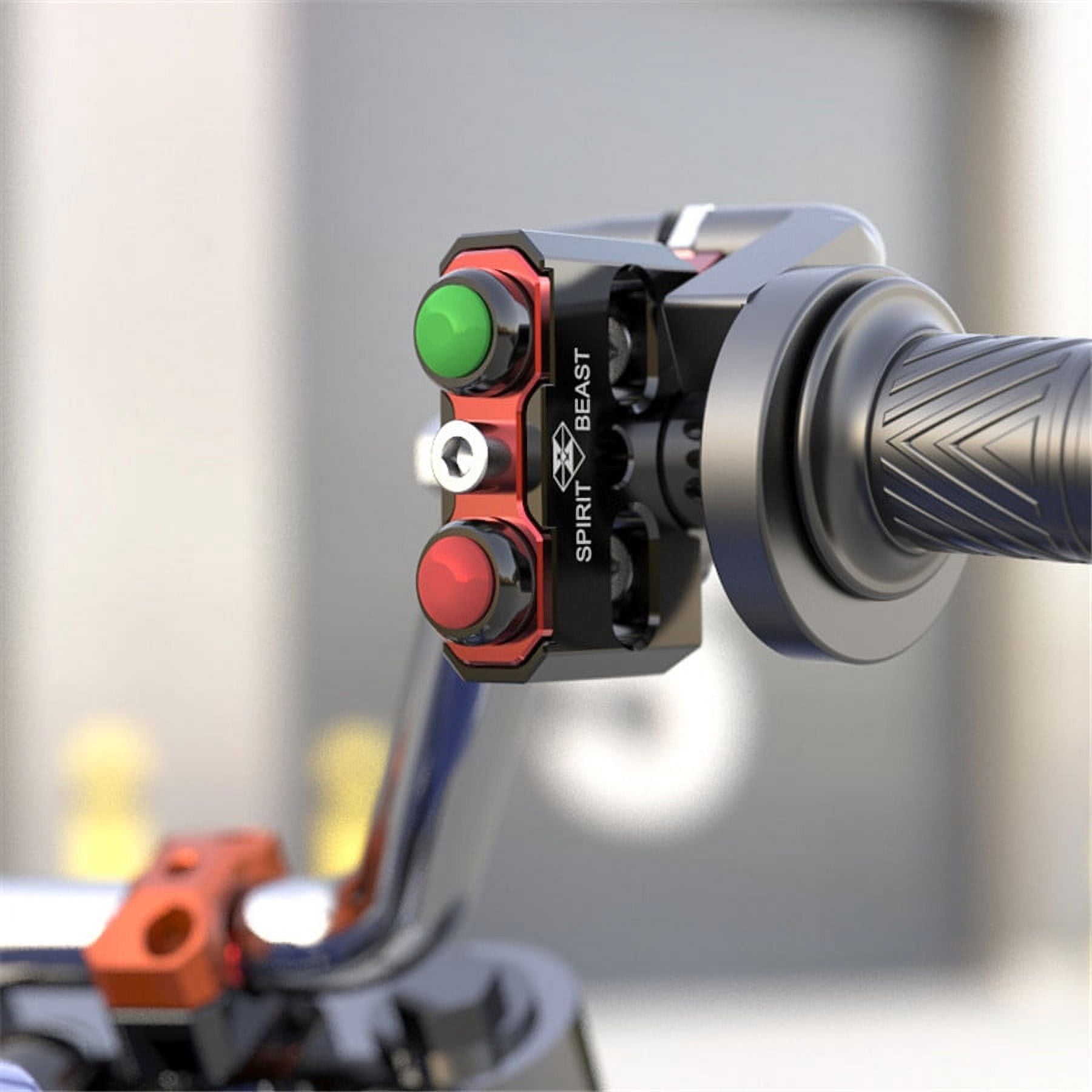 Motorcycle reset self-locking double switch switch accessories bike ...