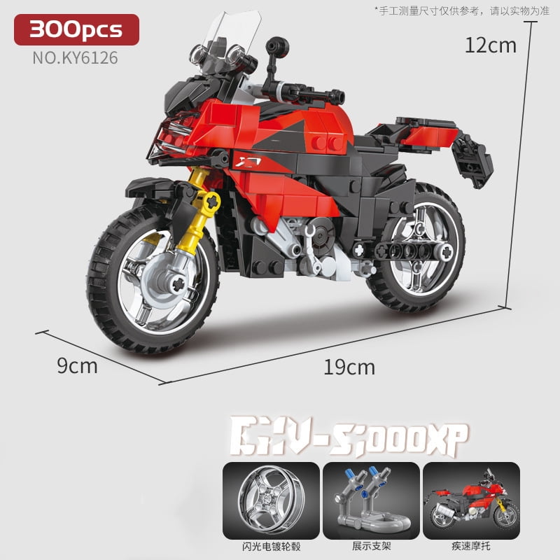 Motorcycle sets model Building Blocks Speed Champions sport Race moto ...