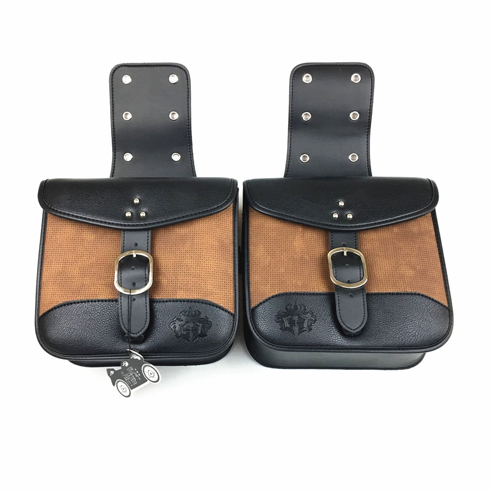 Motorcycle side tool bag luggage saddle bag pouch universal saddlebags ...