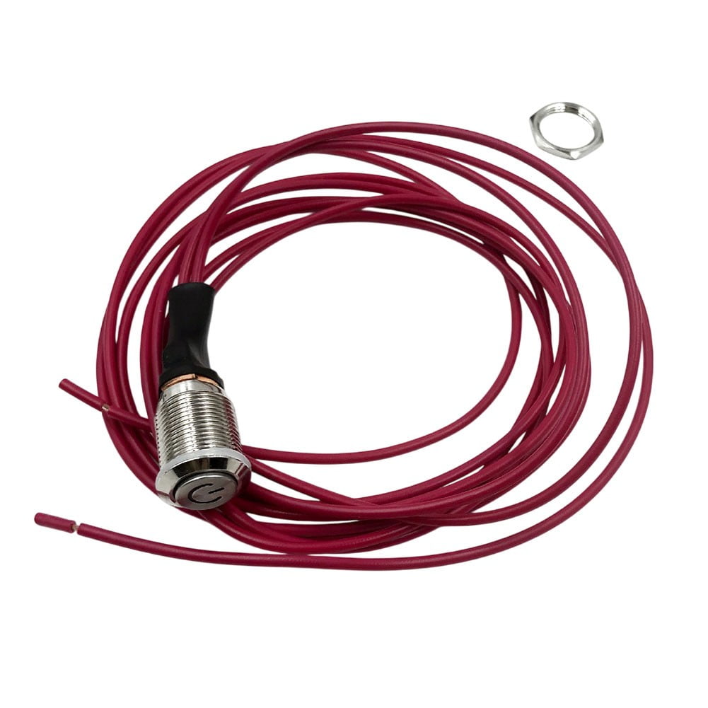 Motorcycle spotlight self-locking switch accessories 1.5 meters 2 wire ...