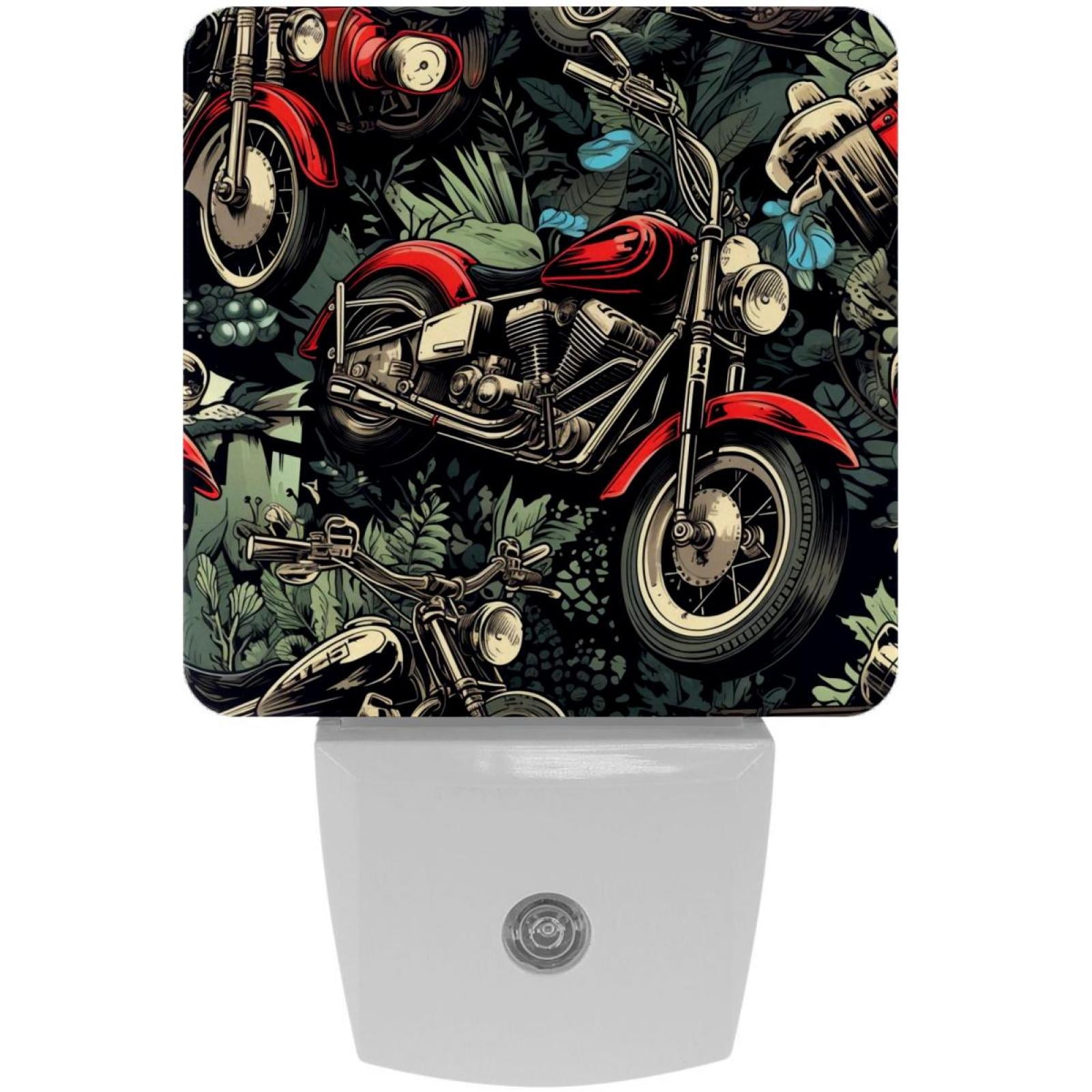 Motorcycle theme LED Square Night Lights - Small and Bright ...