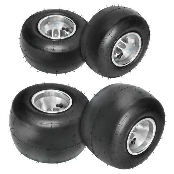 Motorcycle4pc 11x7.10-5 5'' Rear Wheels Tire & Rim 3 Stud Go Karting Buggy ATV Quad Bike ...