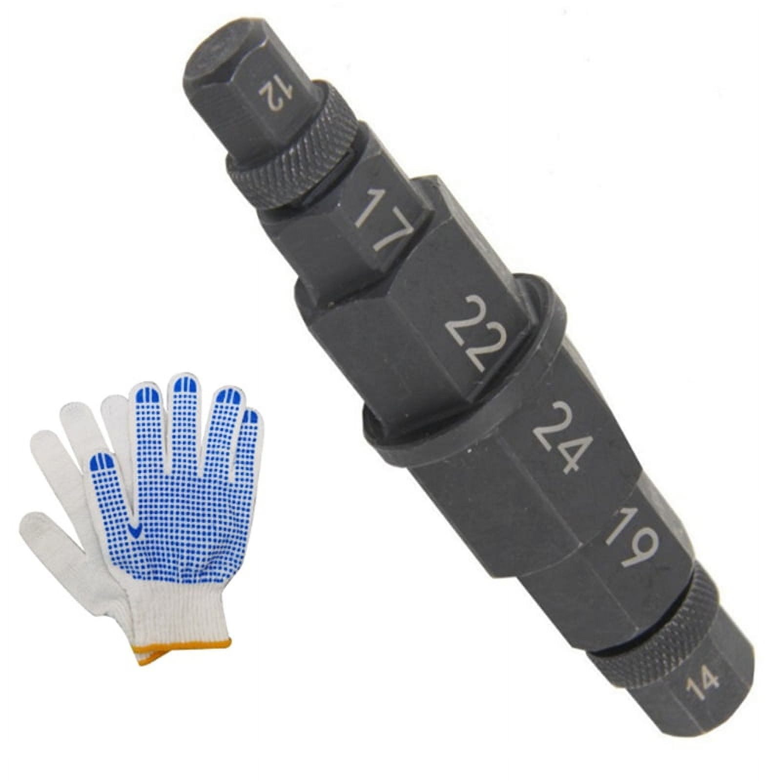 Motorcycles Hex Axle Tool Steady Bit Socket Set Black Spindle Adapter ...