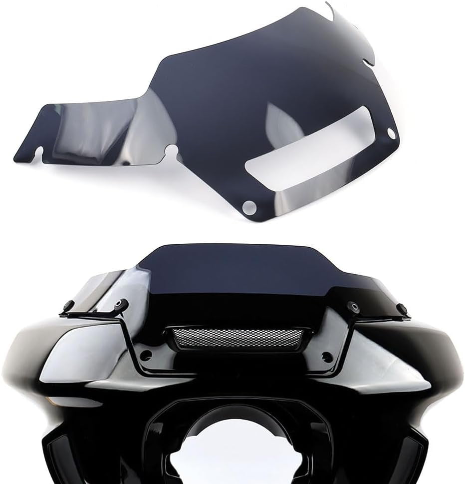 Motorcylce Windscreen Windshield Lower Wind Deflector For Harley ...