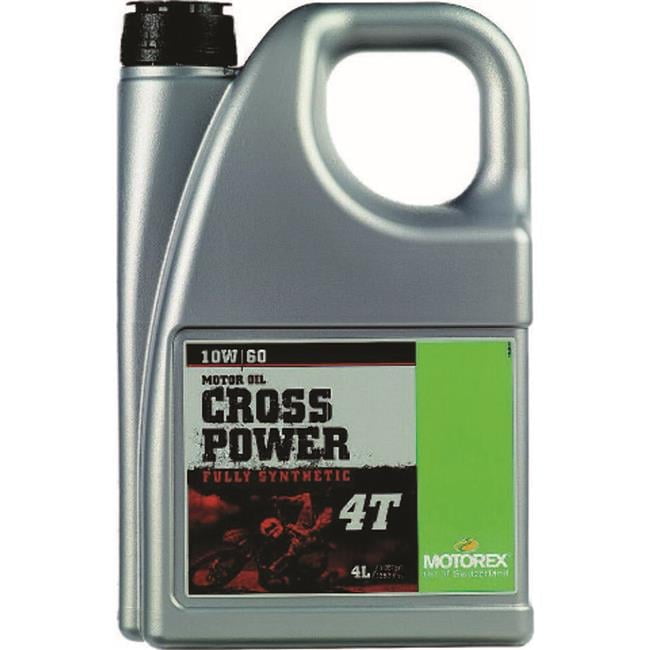 Motorex 102264 /196047 10W60 Cross Power 4T Oil 4 Liters - Walmart.com