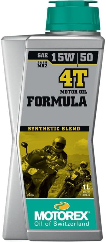 Motorex Formula 4T Oil 15W50 1 Liter (ea) for Motorcycles-ZZ 3601-0019 ...