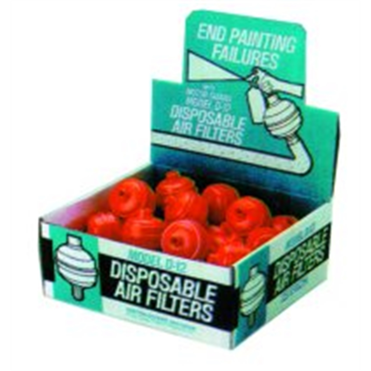 Motorguard D12-1-25 In Line Air Filter Counter Display 25 Pack ...