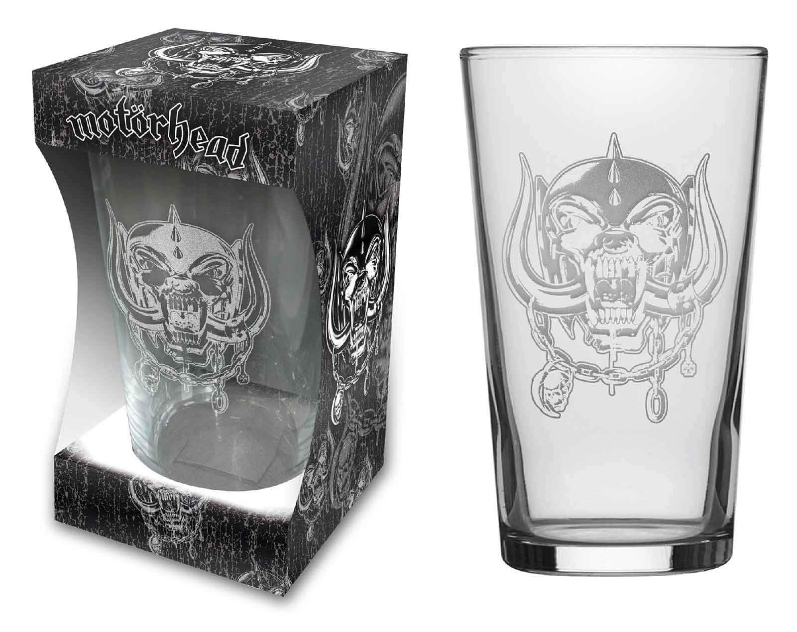Motorhead Warpig Etched Beer Glass - Walmart.com