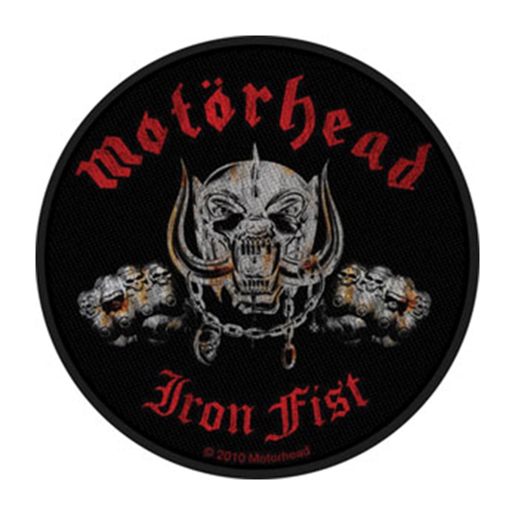 Motorhead Iron Fist Skull Official Circular Patch (10cm) - Walmart.com
